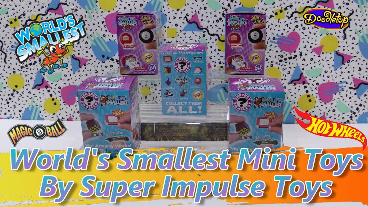 World's Smallest Collector Toys - By Super Impulse - Opening #1 - YouTube