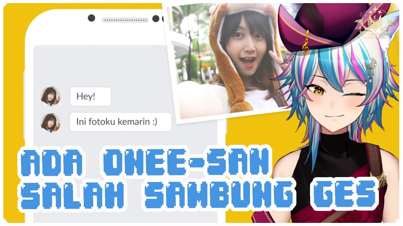 【SALAH SAMBUNG】WAW ADA ONEESAN CANTIK NGECHAT GEMA ☾Vtuber Indonesia ...