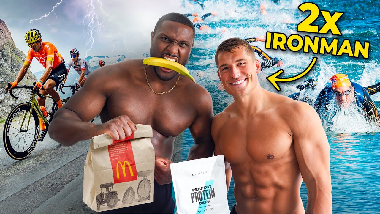 1 Tag lang leben und essen wie ein PROFI SPORTLER! (Iron Man) @alex ...