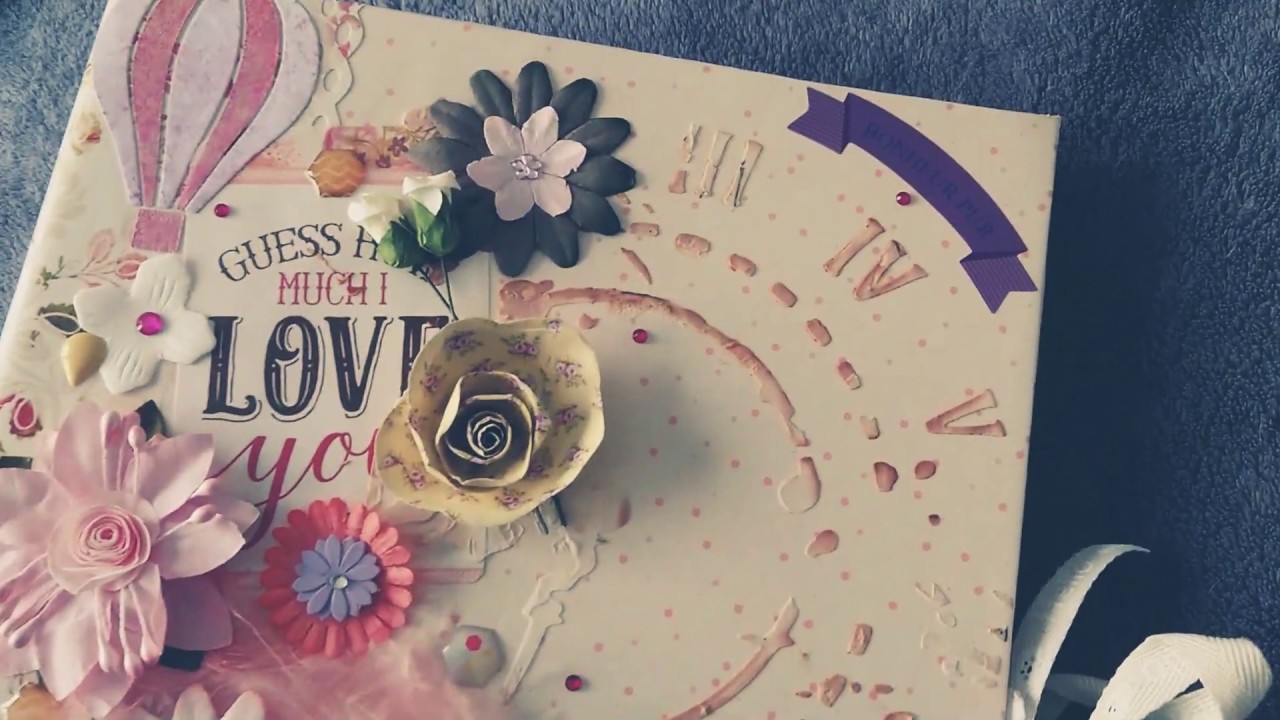 Album scrapbooking #28 [NAISSANCE] - YouTube