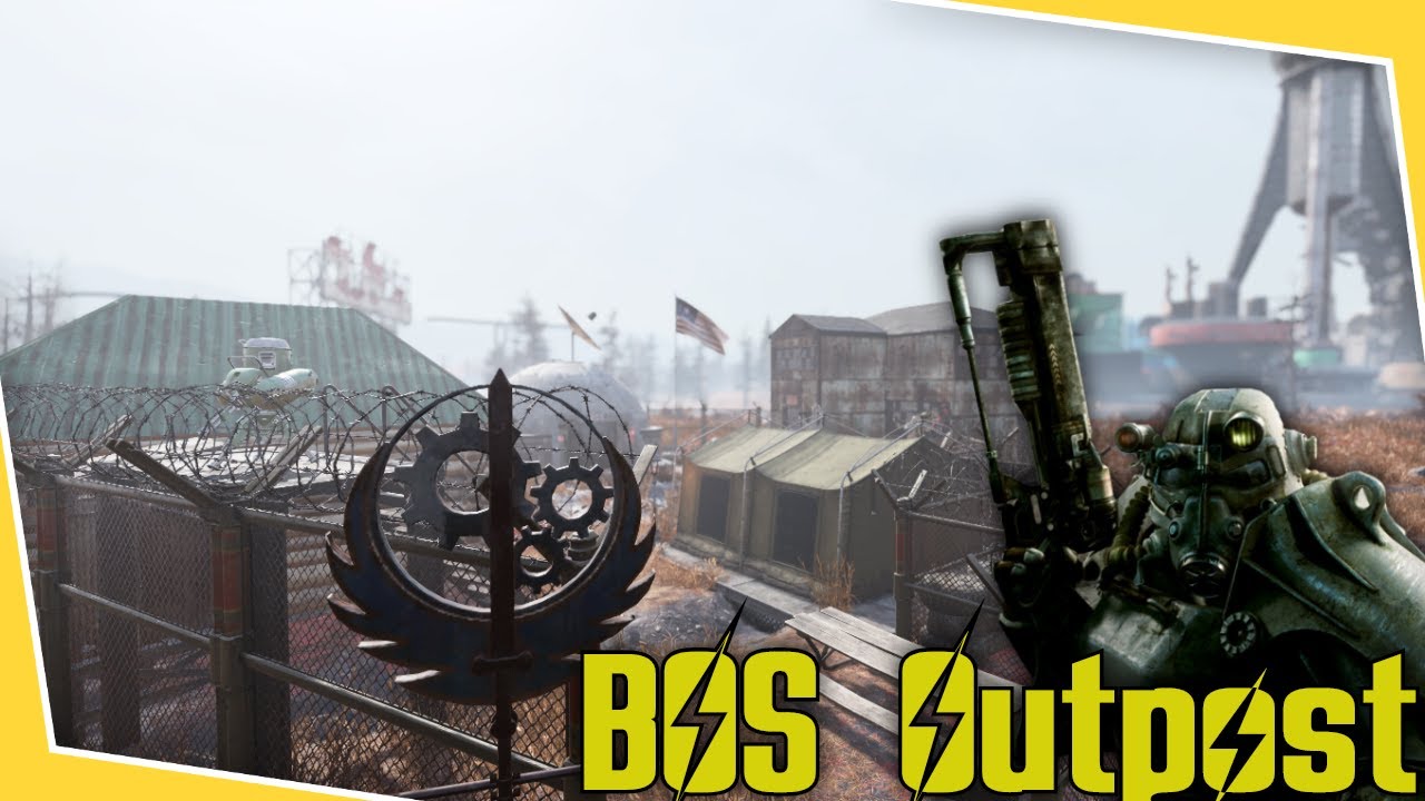 Fallout 76 - Brotherhood Outpost C.A.M.P - YouTube