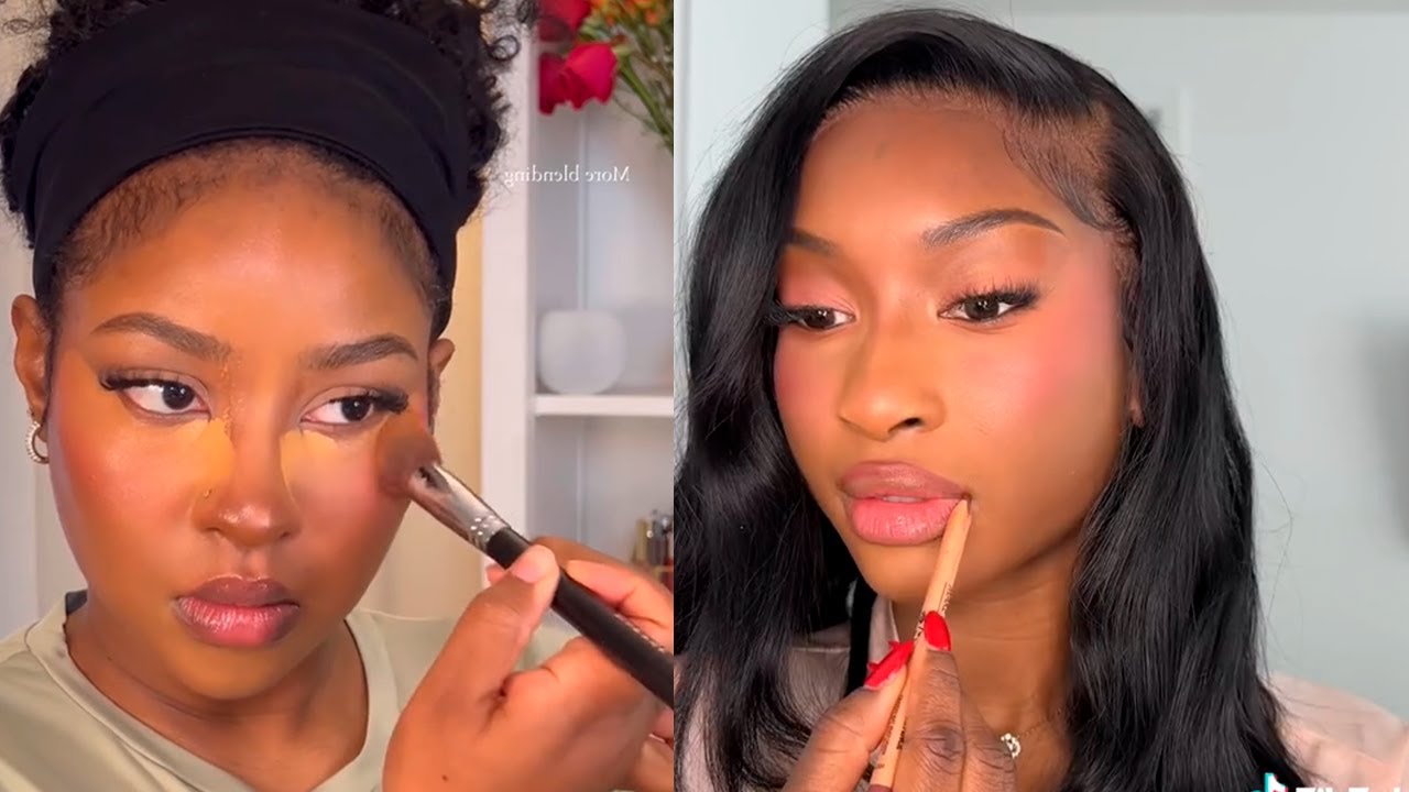 EASY EVERYDAY MAKEUP TUTORIAL | WOC 🎀 VIRAL MAKEUP TIKTOKS COMPILATION - YouTube