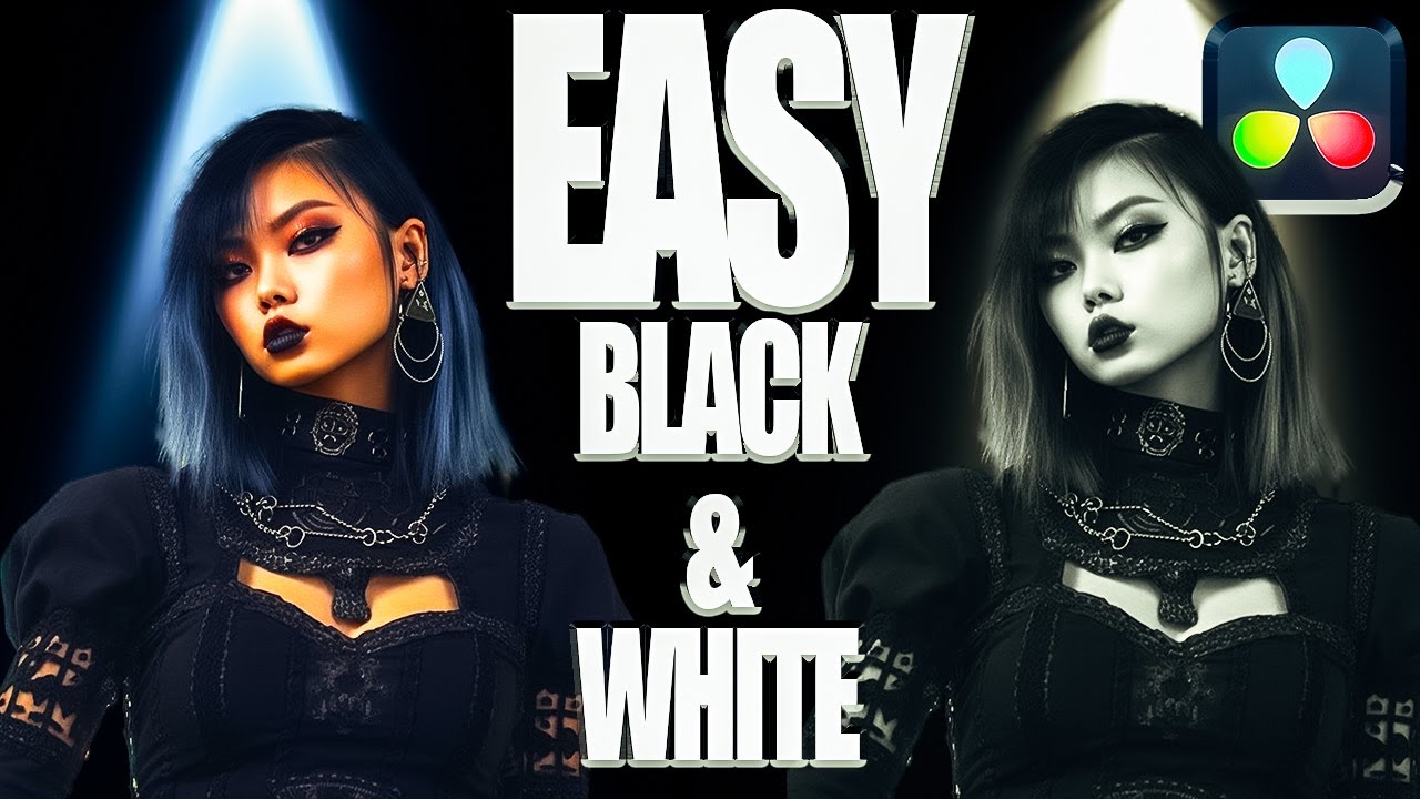 How To Do EASY Black and White in Davinci Resolve - YouTube