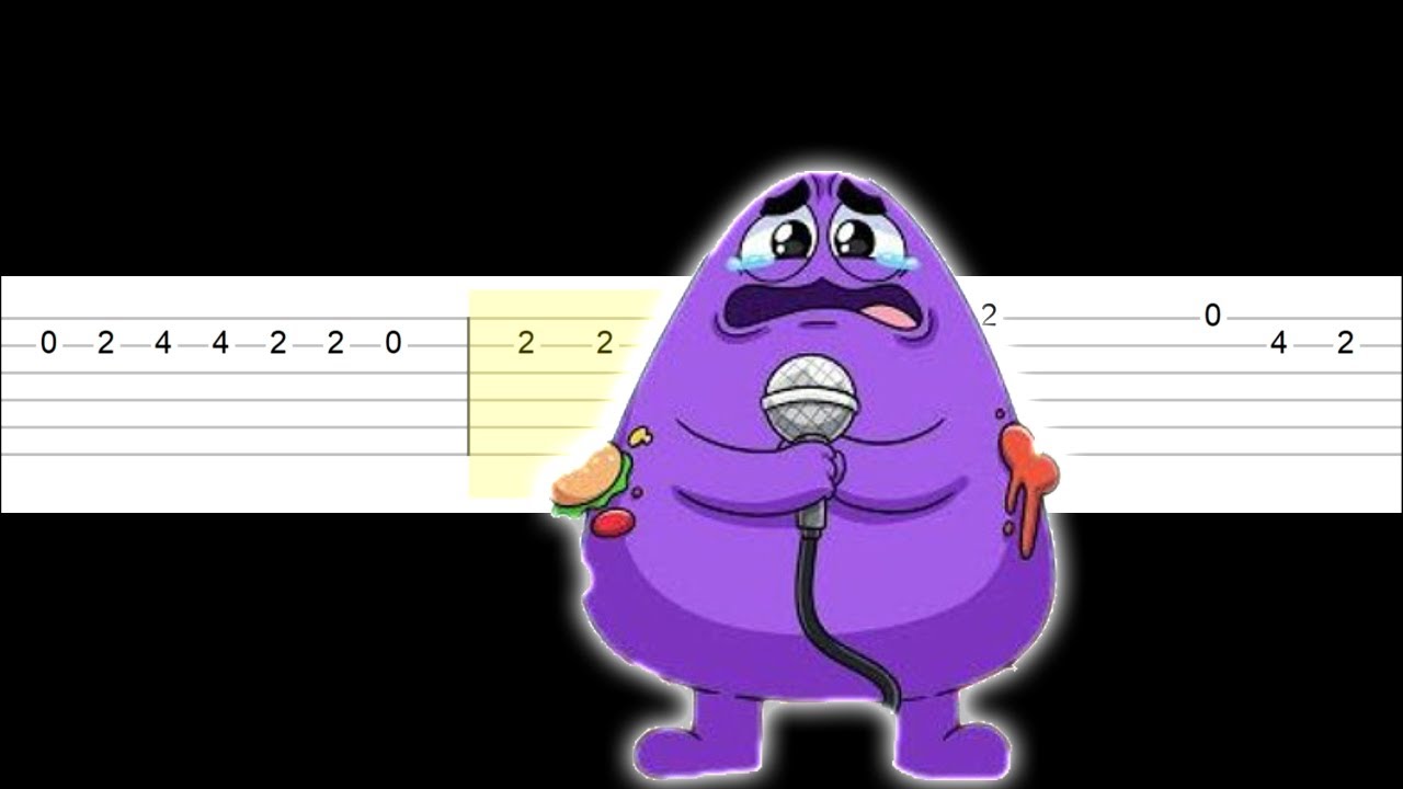 Grimace Shake Song - Hornstromp (Easy Guitar Tabs Tutorial) - YouTube