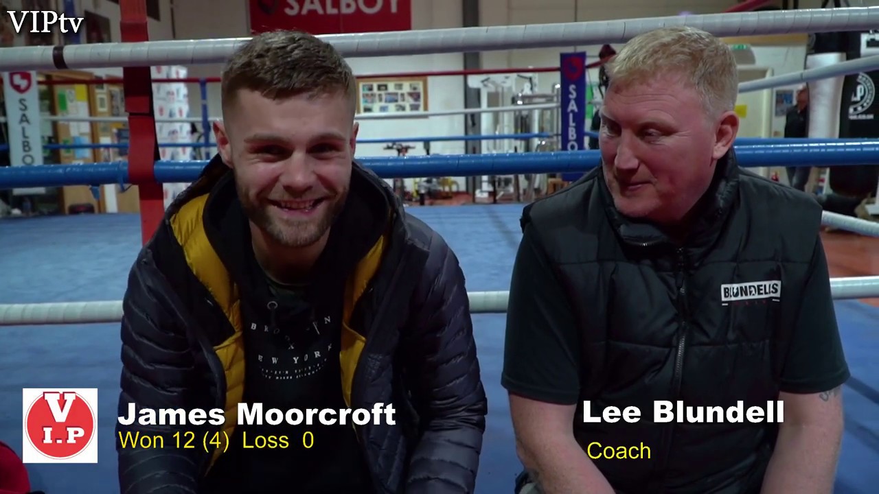 A Quick chat with James Moorcroft & Coach Lee Blundell at his weigh-in ...