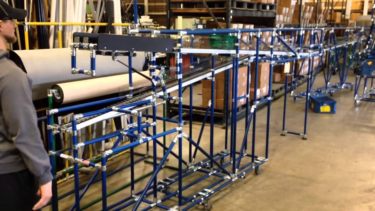 Easy Load Tilt for Flow Rack - YouTube