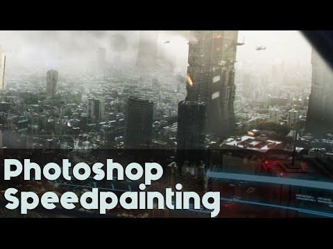 photoshop concept art Tutorial - YouTube