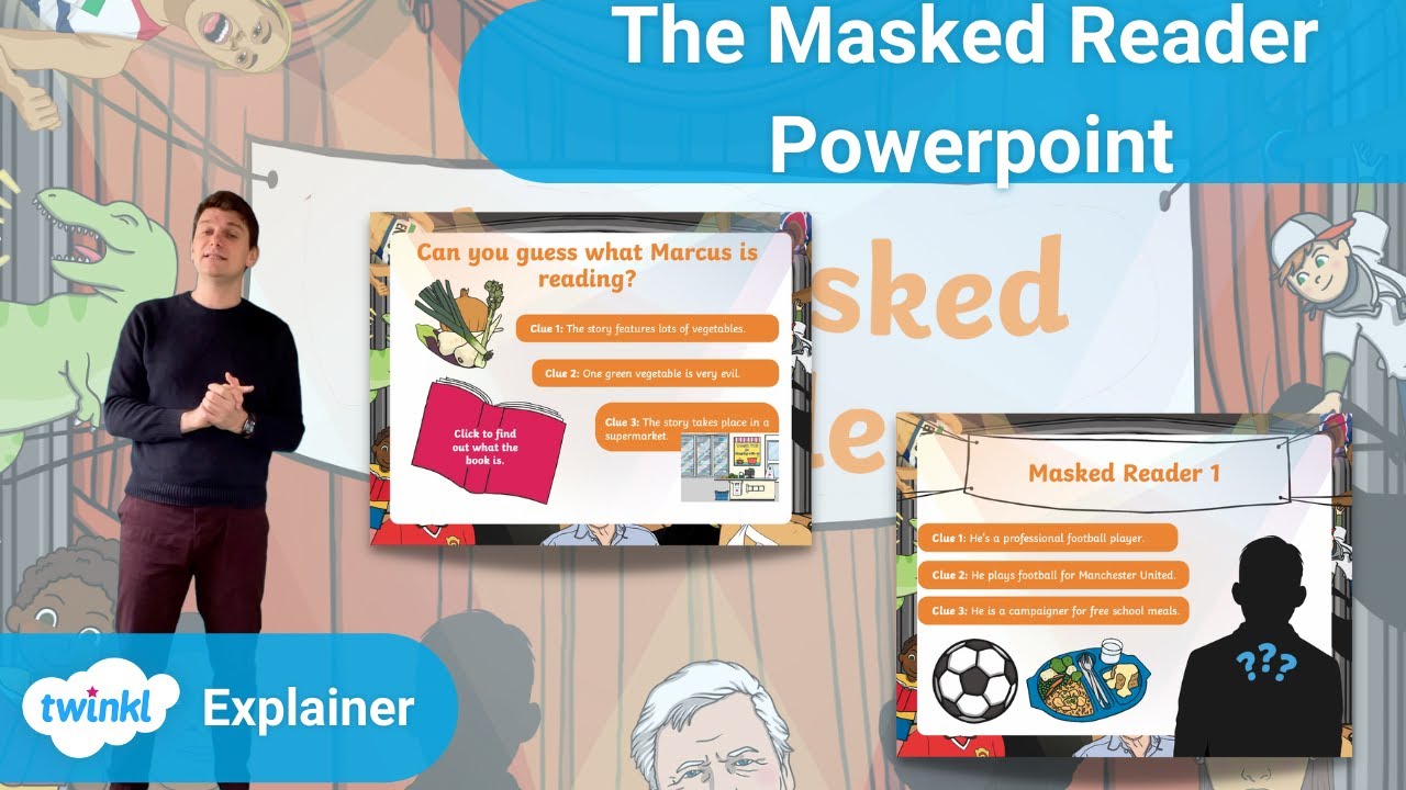 KS1 Activity PowerPoint - The Masked Reader - YouTube