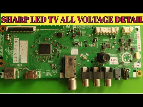 sharp aquos led tv All Voltage Details|| - YouTube