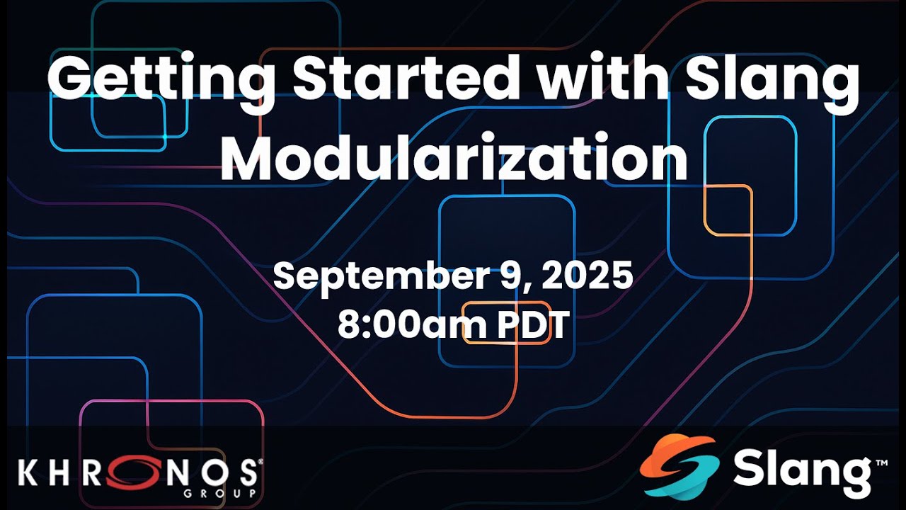 Getting Started with Slang: Modularization - YouTube