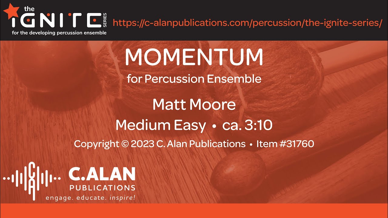 Momentum (Percussion Ensemble 6+) - Matt Moore - YouTube