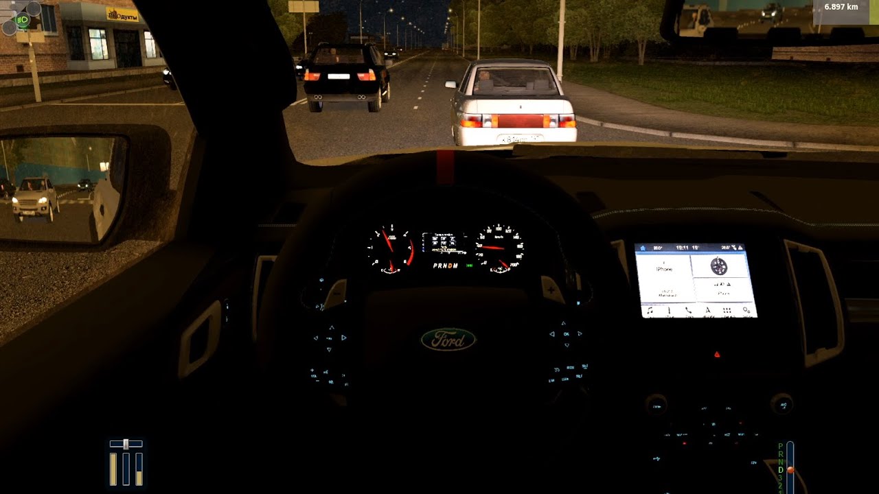 2019 Ford Ranger Raptor - City Car Driving | Night driving [Logitech ...