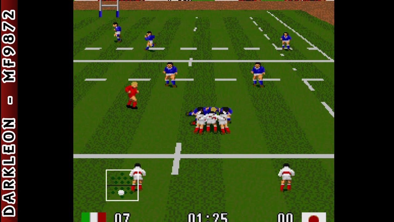 Super Nintendo - World Class Rugby © 1993 Denton Designs - Gameplay ...