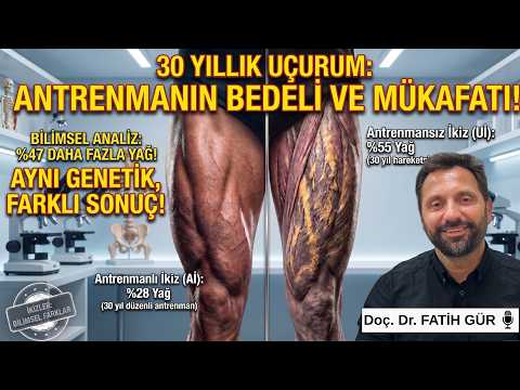 30 Yıllık Antrenman Farkı Tek Yumurta İkizlerini Nasıl Değiştirdi? (Bilimsel Analiz!)