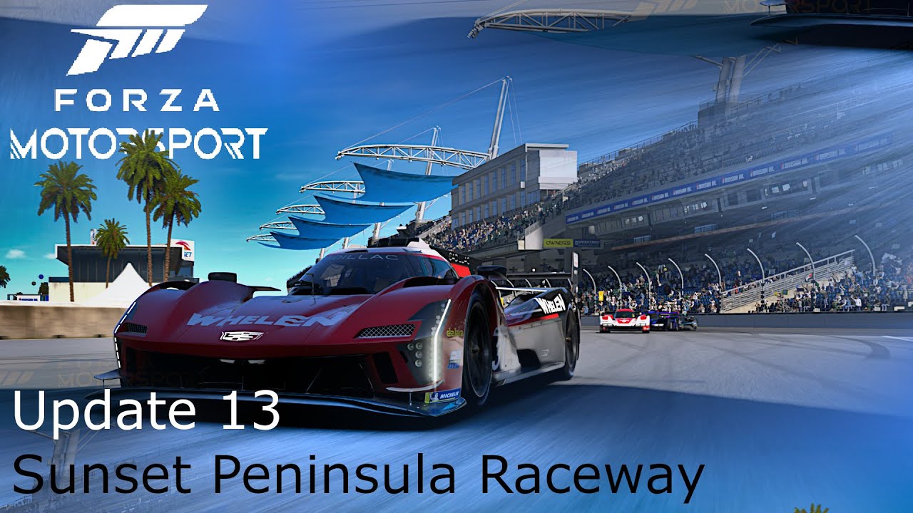 Update 13 Sunset Peninsula Raceway Forza Motorsport mit Logitech g923 ...