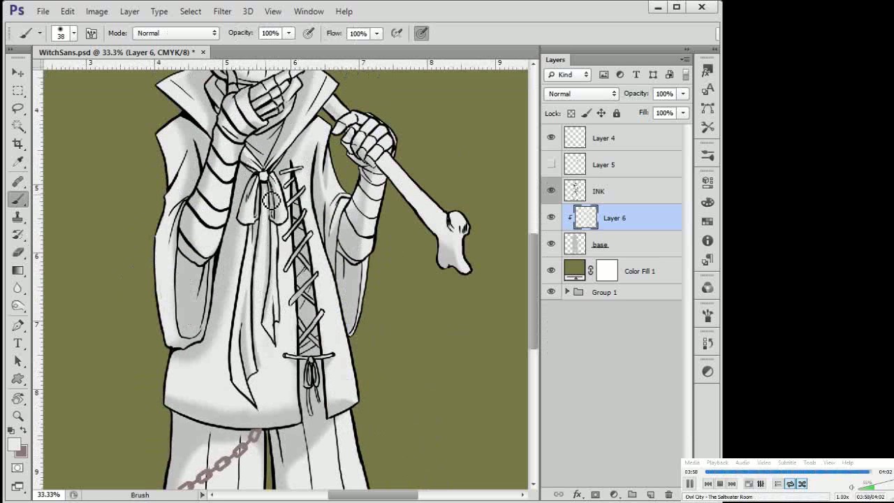 Witch!Sans speedpaint - YouTube