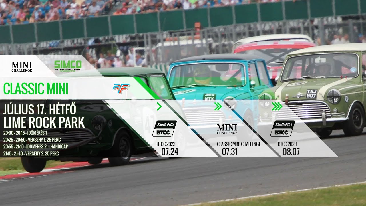SIMCO Classic MINI Challenge 2023 - Round 1 - Lime Rock Park - YouTube