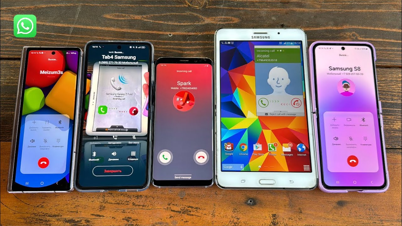 Six Samsung S8+ Note2 Tablet+ ZFlip5/ZFold3 Meizu m3e - YouTube