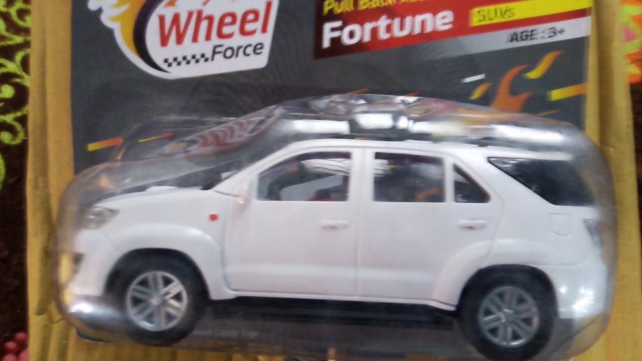 unboxing of centy toy fortuner white pack - YouTube