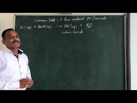Common Salt ( sodium chloride: NaCl) class 10 CBSE - YouTube