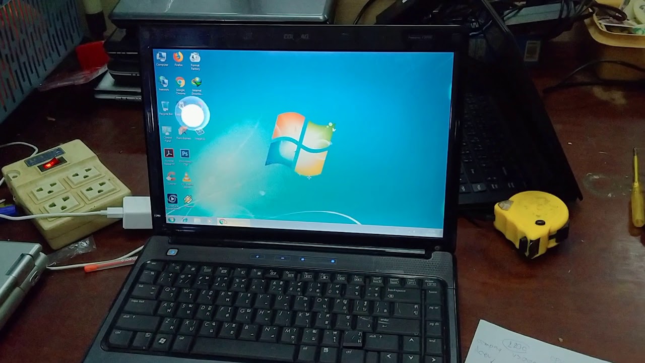 compaq v3000 no.2 laptop ขายโน๊ตบุ๊คมือสอง - YouTube