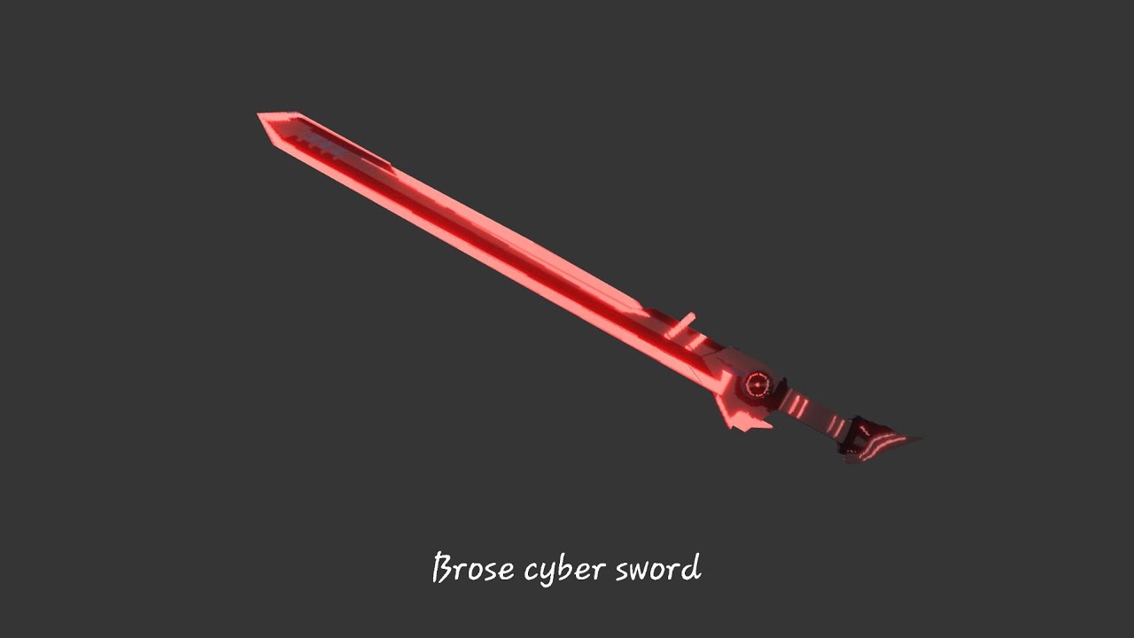 Brose cyber sword rig for prisma 3d by Drago_warior - YouTube