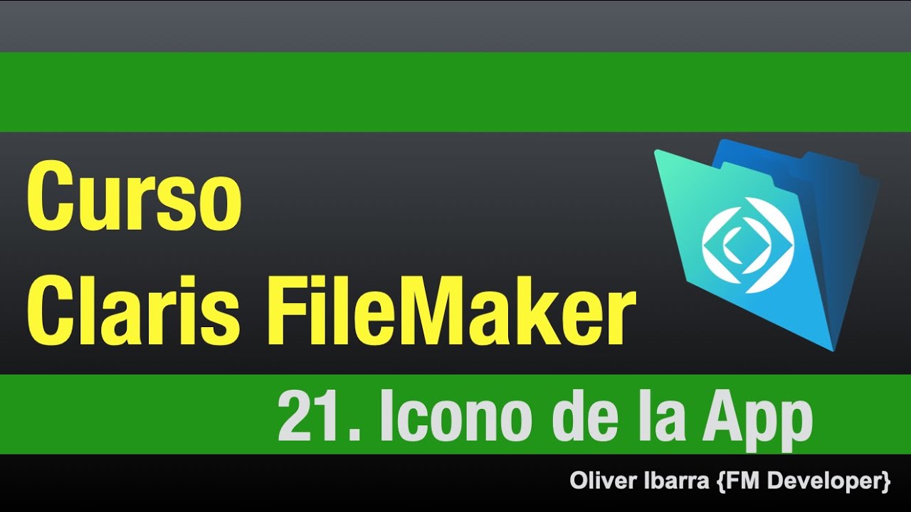 CURSO FILEMAKER EN ESPAÑOL! | 21 icono de la App - YouTube