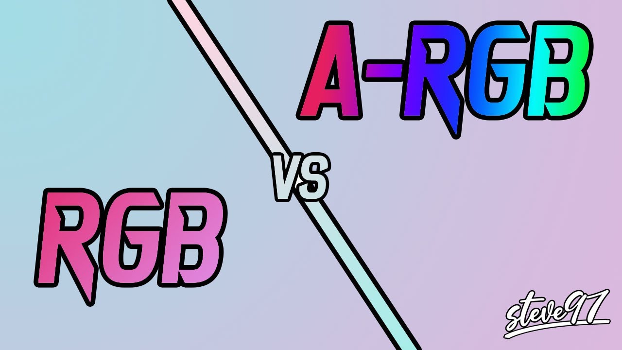 RGB Vs ARGB + Tutorial: como controlar una tira ARGB - YouTube