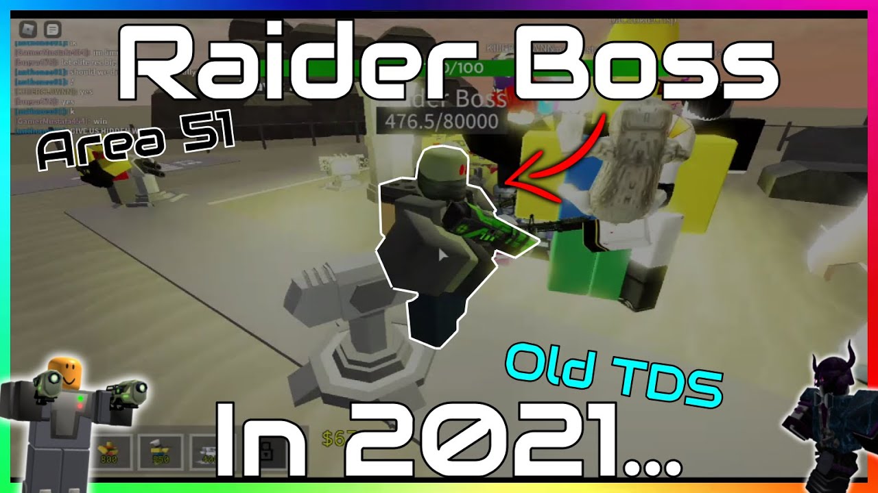 FIGHTING RAIDER BOSS IN 2021!!? | OLD TDS (Roblox) - YouTube