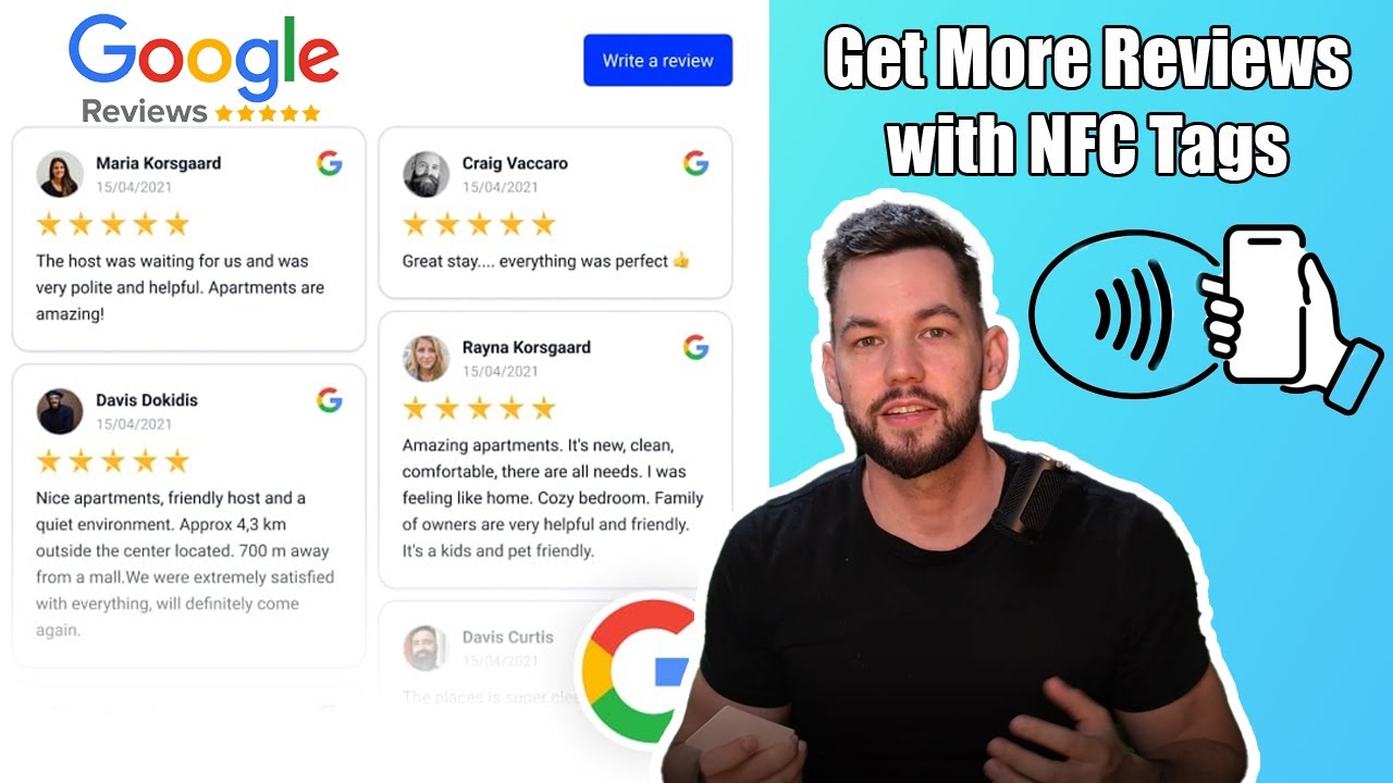 How to Get More Google Reviews using NFC Tags! - YouTube