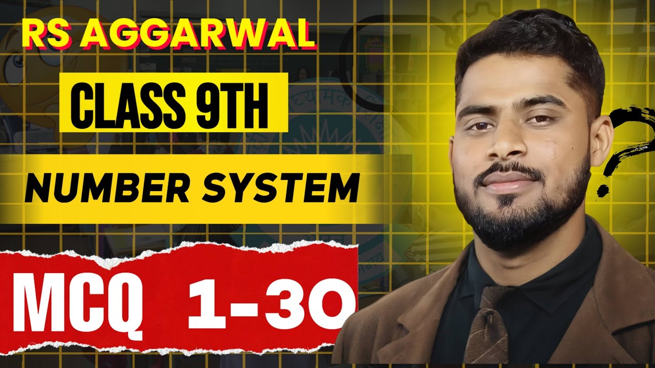 number systems class 9th chapter 1 mcq multiple choice questions 1 to ...