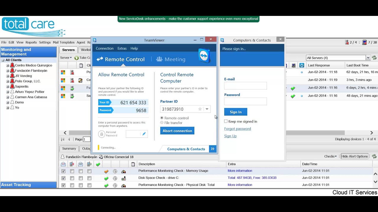 Como usar Take Control y Teamviewer simultaneamente - YouTube