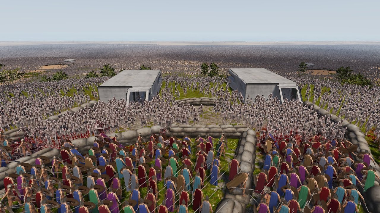 1.5 Million Zombies Attack Heavily Fortified Beach Ultimate Epic Battle ...