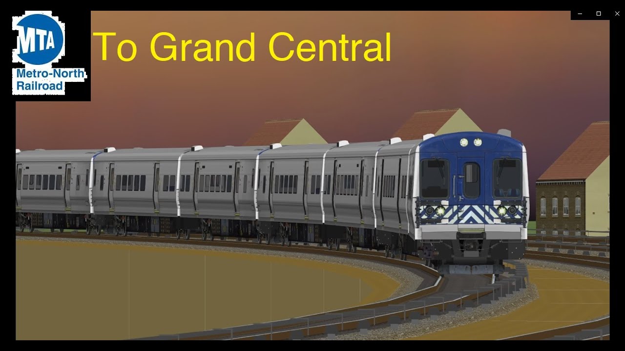 OpenBVE Metro North Railroad M7 From Croton-Harmon To Grand Central ...