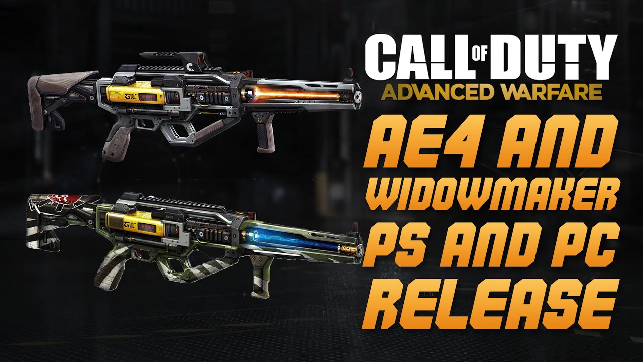 Call of Duty: Advanced Warfare - AE4 & AE4 WIDOWMAKER PSN/PC RELEASE ...