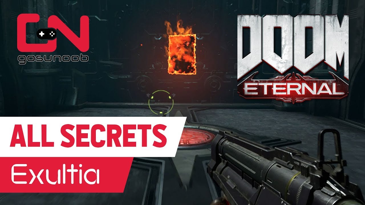 Doom Eternal ALL Secret Collectibles Locations Mission 2: Exultia ...