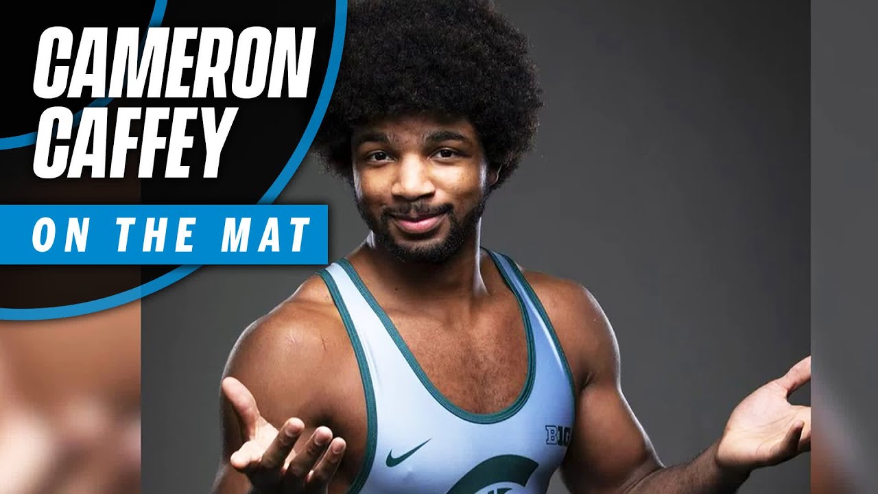 Meet Cameron Caffey | Michigan State Wrestling | On The Mat - YouTube