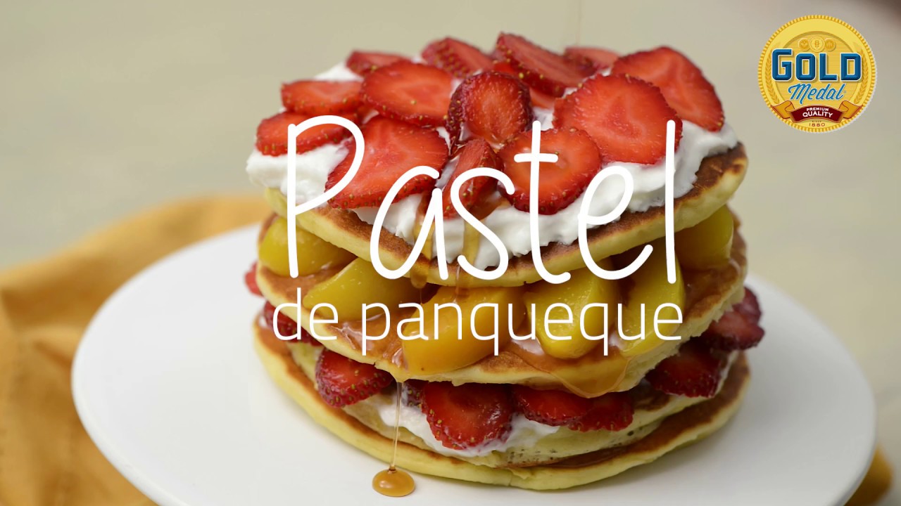 Gold Medal - Receta - Pastel de Panqueques de Vainilla - YouTube