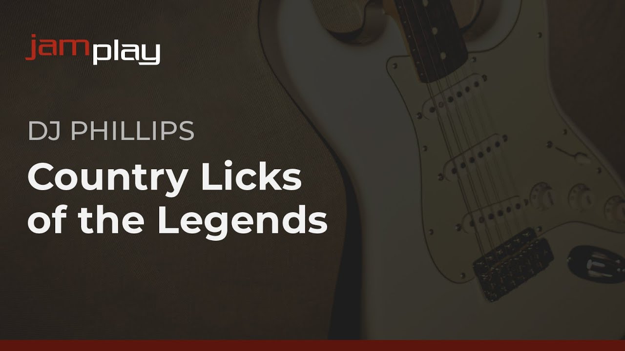 🎸 DJ Phillips' Country Licks of the Legends - Guitar Lessons - TrueFire ...