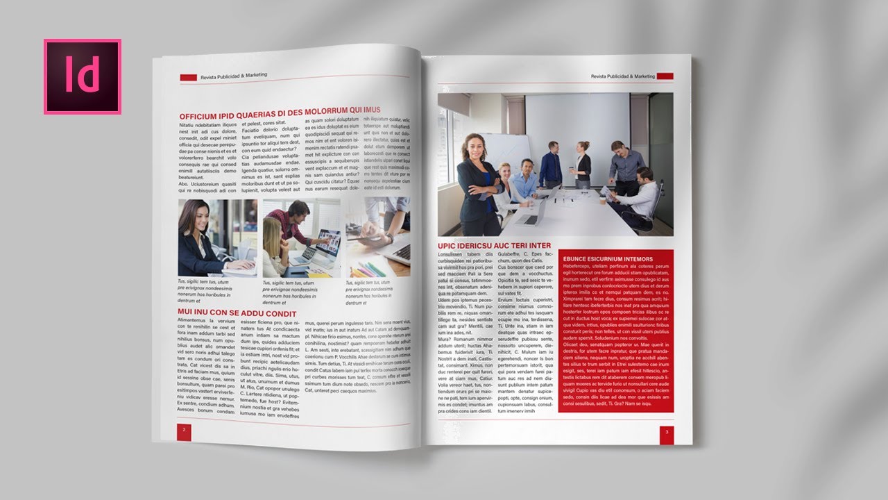 How to Magazine page layout design in | Adobe Indesign - YouTube