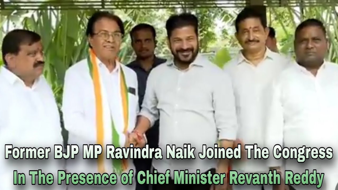 Former BJP MP Ravindra Naik Joined The Congress In The Presence of ...