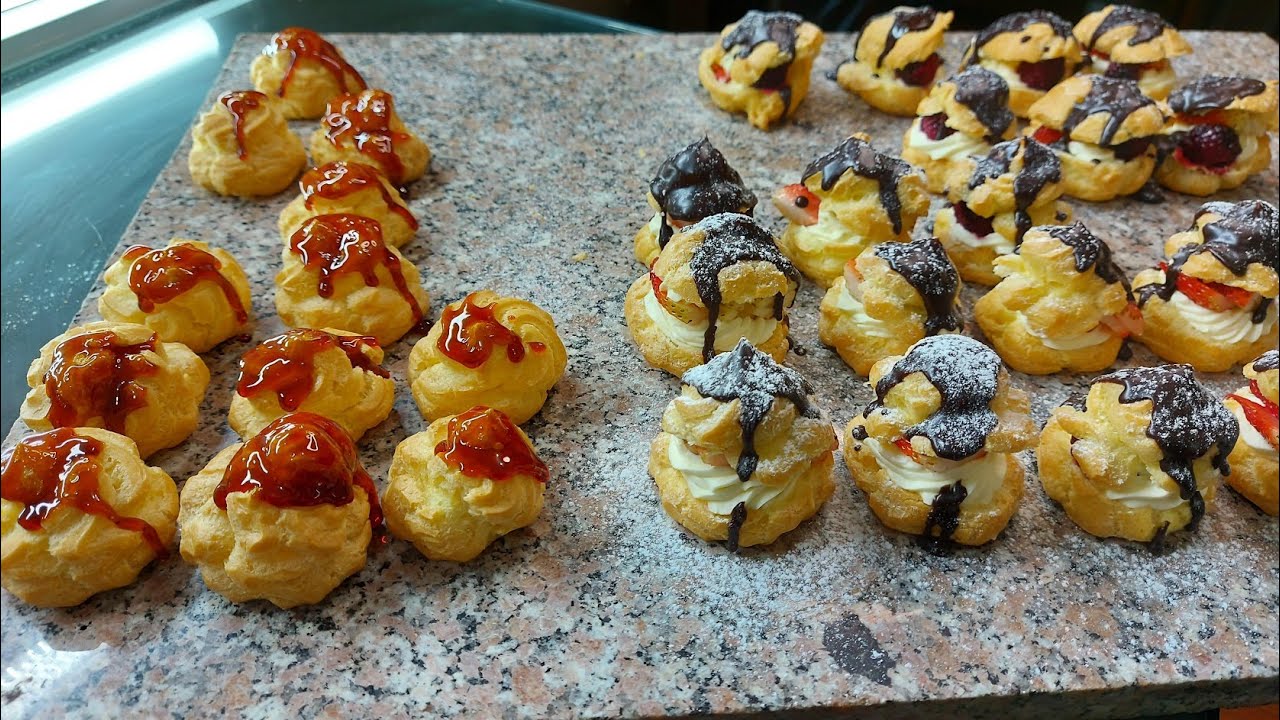 Como elaborar Profiteroles o Relampagos (con el toque de Luis) Ecuador ...