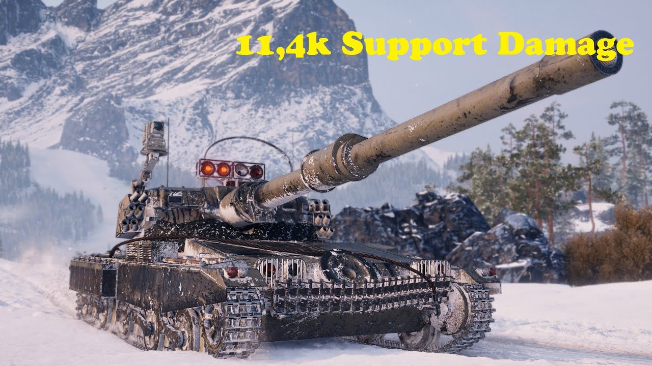 World of Tanks Manticore - 11,4K Support Damage - YouTube
