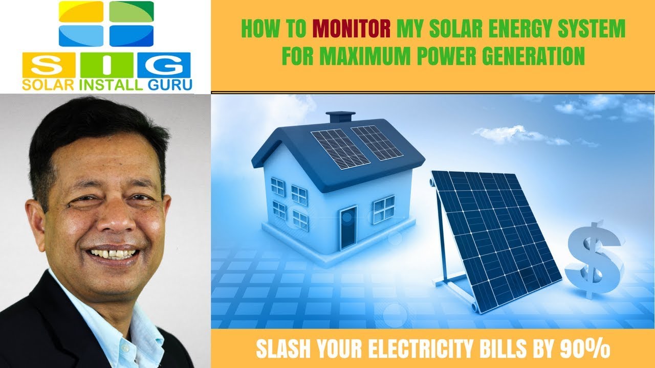 How To Monitor Panel Performance for Your Solar Energy System - YouTube