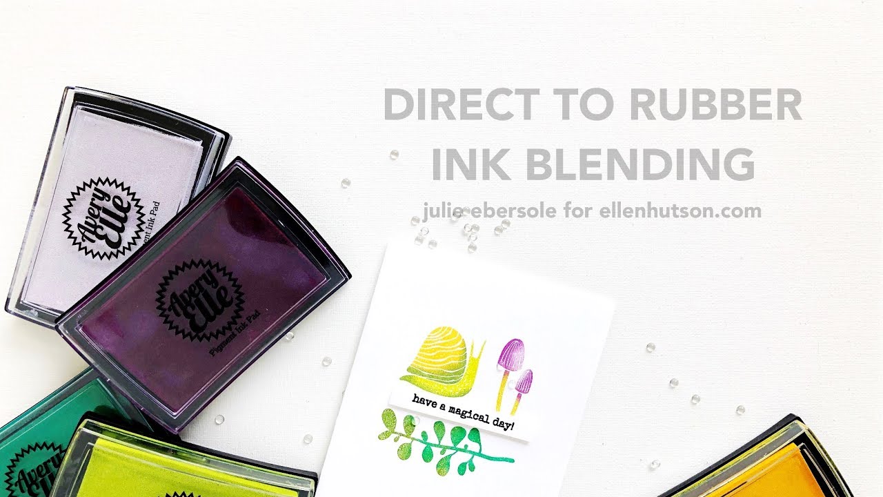 DIRECT TO RUBBER INK BLENDING - YouTube