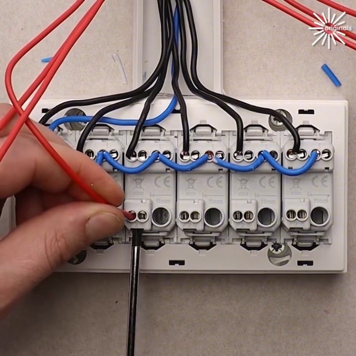 Setting up clean, efficient electrical wiring - YouTube