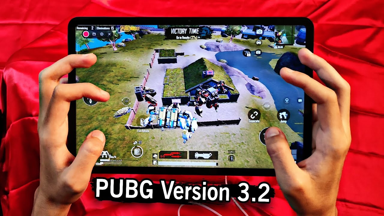 Pubg version 3.2 iPad 6, Xiaomi, finger stick gameplay The best pubg update - YouTube