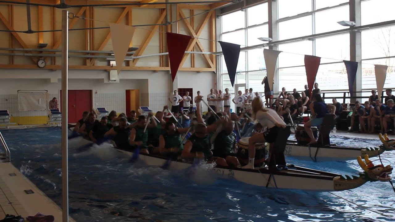 Dragon Boat Indoor Pool RAce - YouTube