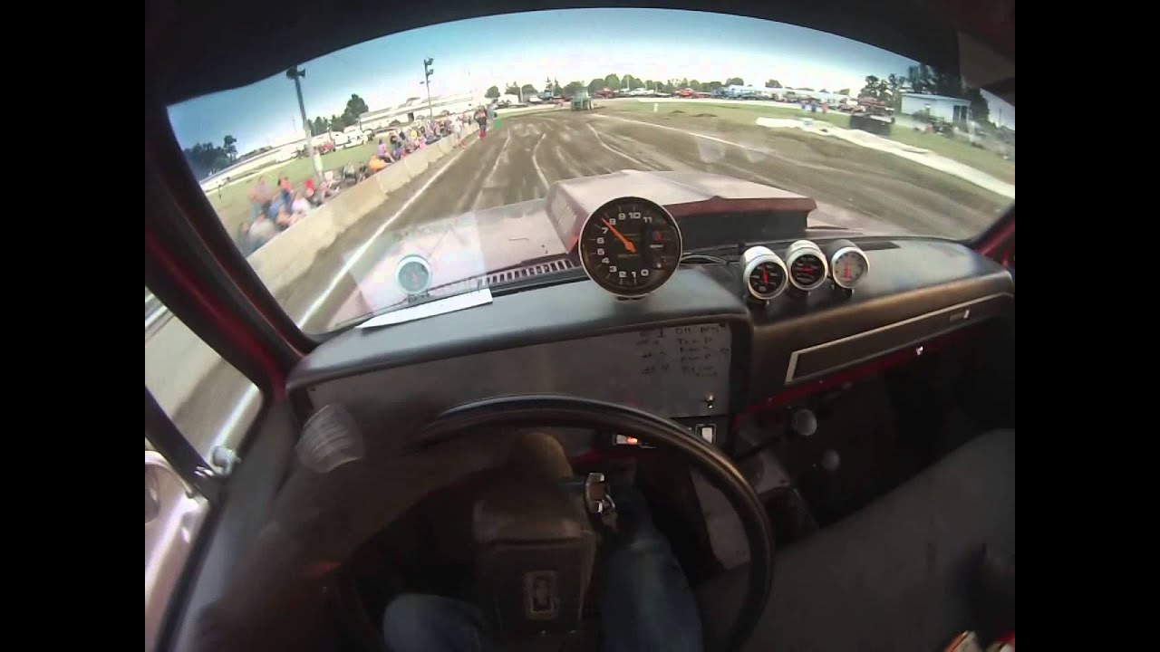 What it is like inside a Pulling Truck when it breaks - YouTube