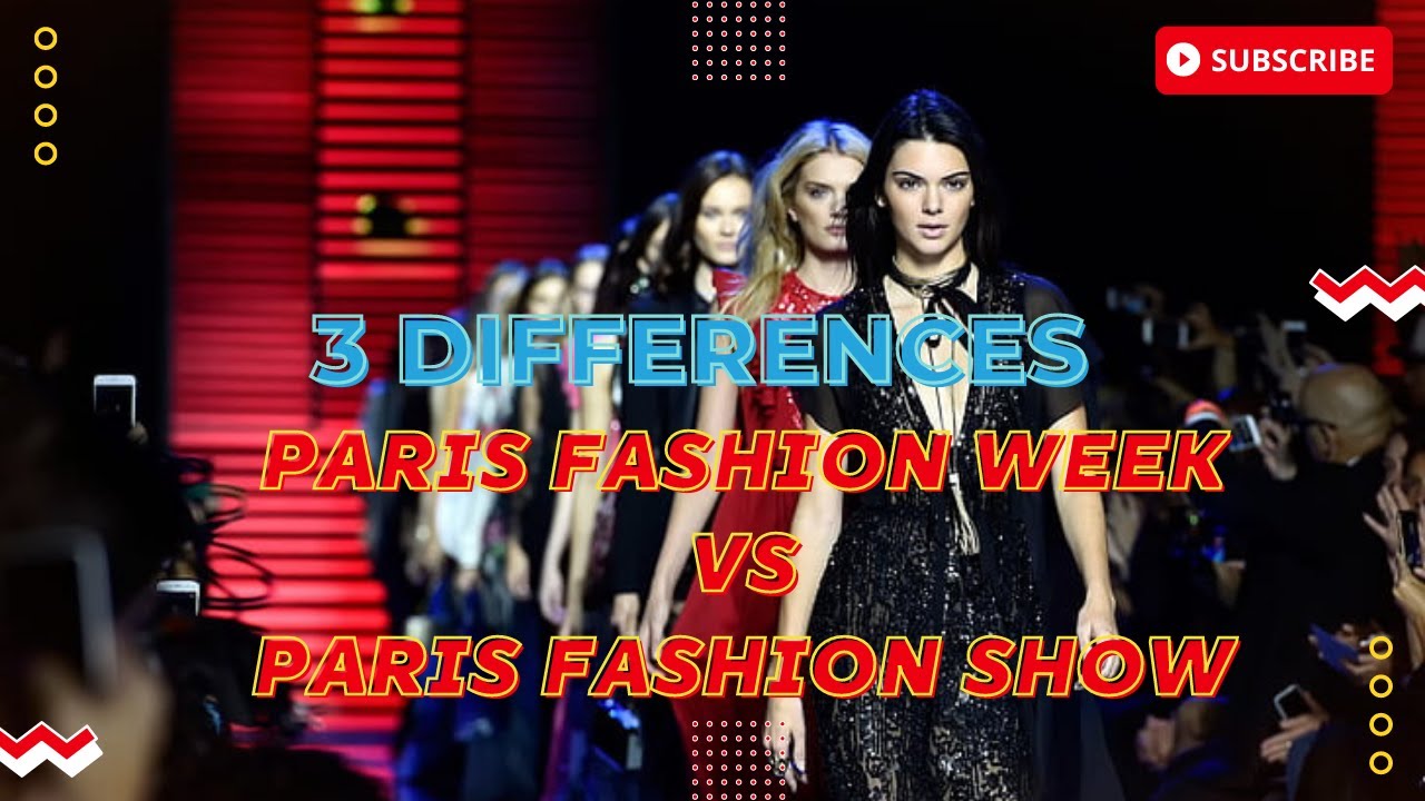 Paris Fashion Week VS Paris Fashion Show - YouTube